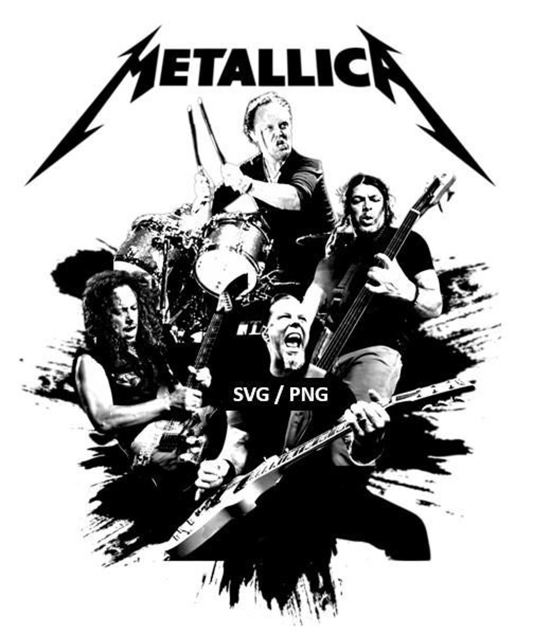 Metallica SVG PNG Digital Download 300 Dpi - Etsy