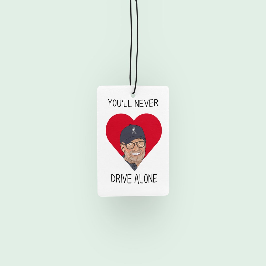 Liverpool FC, Jurgen Klopp Car Air Freshener Premier League Birthday ...