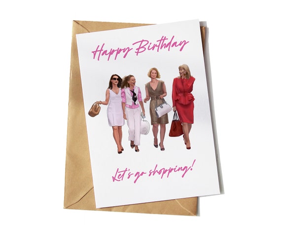 Sex And The City Birthday Card Funny Greeting Card Yo Etsy