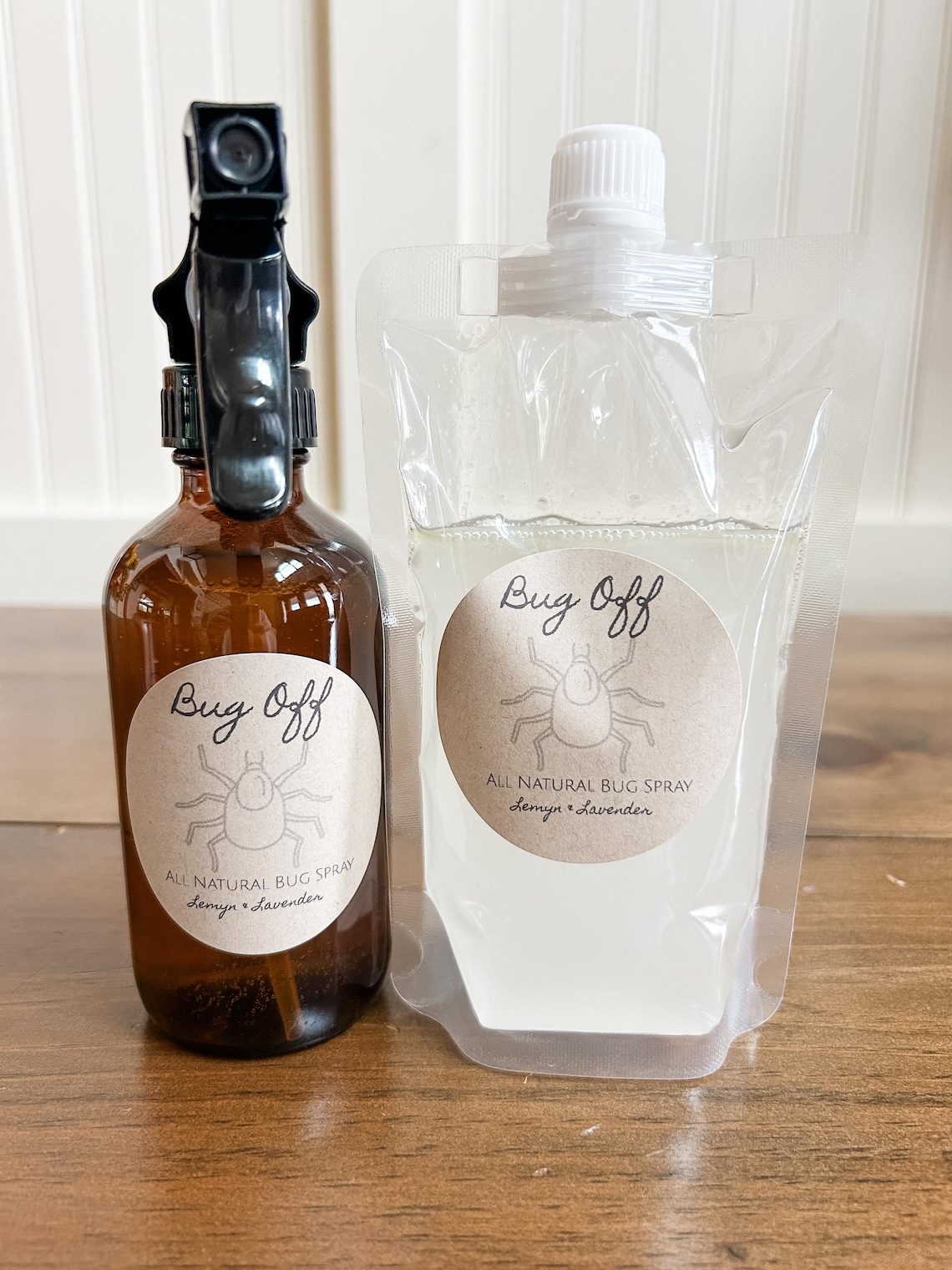 Natural Bug and Tick Repellent Spray, DEET Free, Tick, Mosquitos and ...