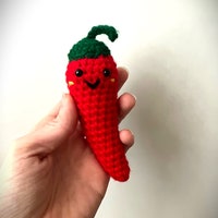 Chili Pepper Crochet PDF Instant Download Pattern Cute Realistic ...