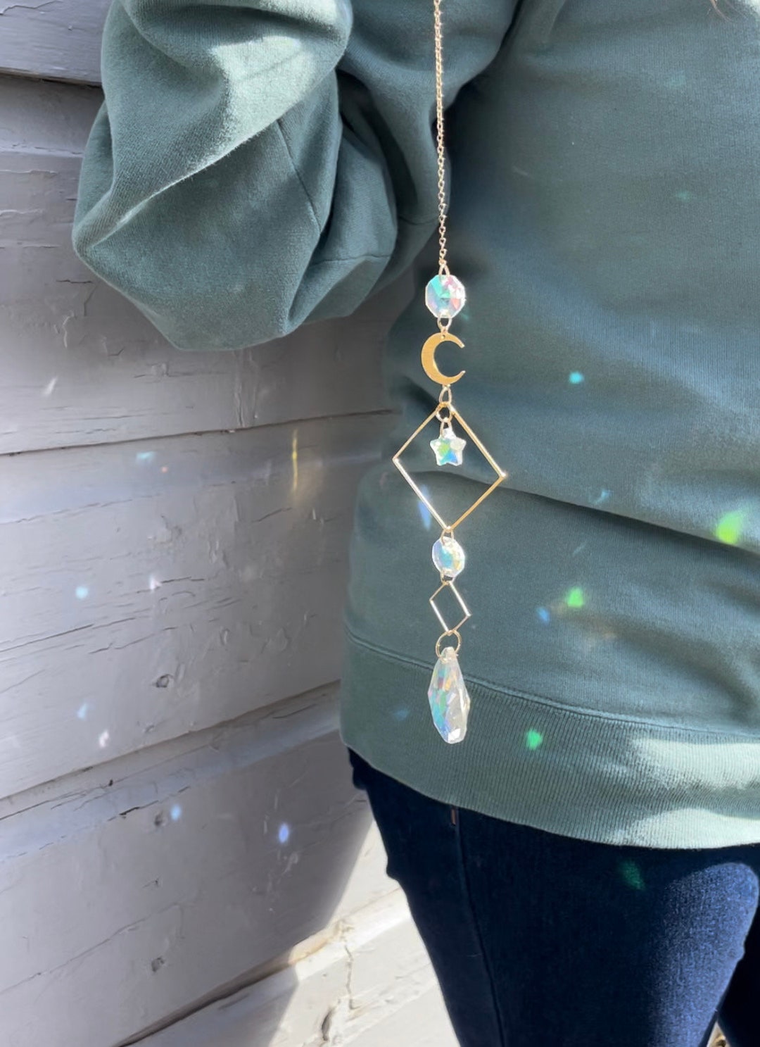 Custom Moon and Sun Suncatcher. Suncatcher. Moon. Sun. Sunshine ...