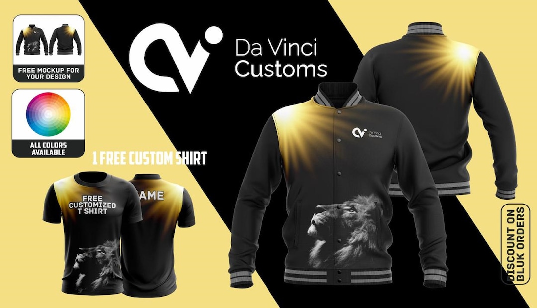 Personalized Letterman Jacket, Custom Satin Versity, Sublimated ...