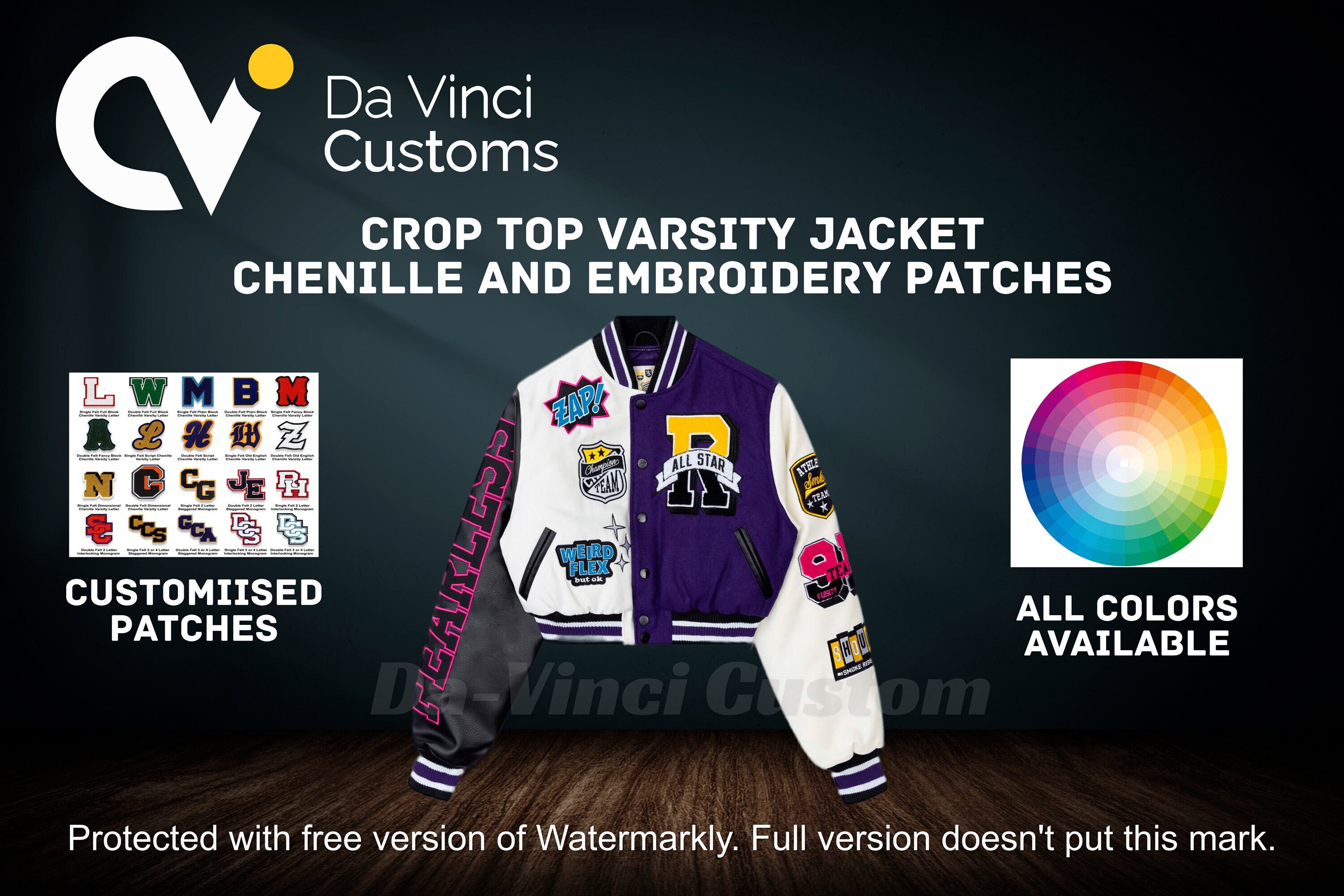 Customized Crop Top Varsity Bomber Jackets - Etsy