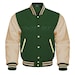 Letterman Baseball Varsity Jacket Cream Sleeves - Etsy