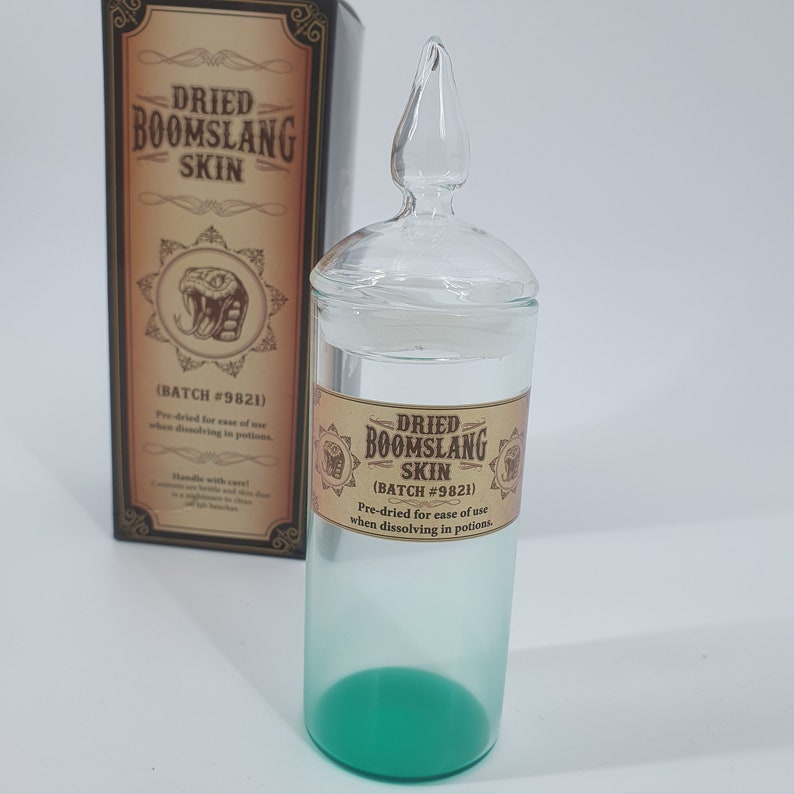 Harry Potter Dried Boomslang Skin Bottle - Etsy