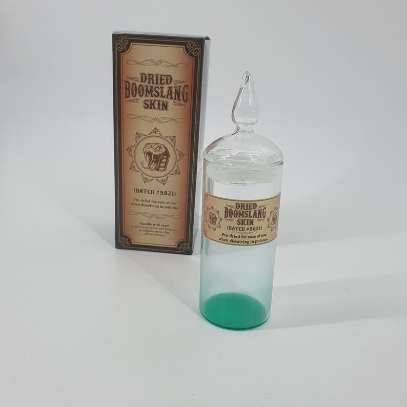 Harry Potter Dried Boomslang Skin Bottle - Etsy