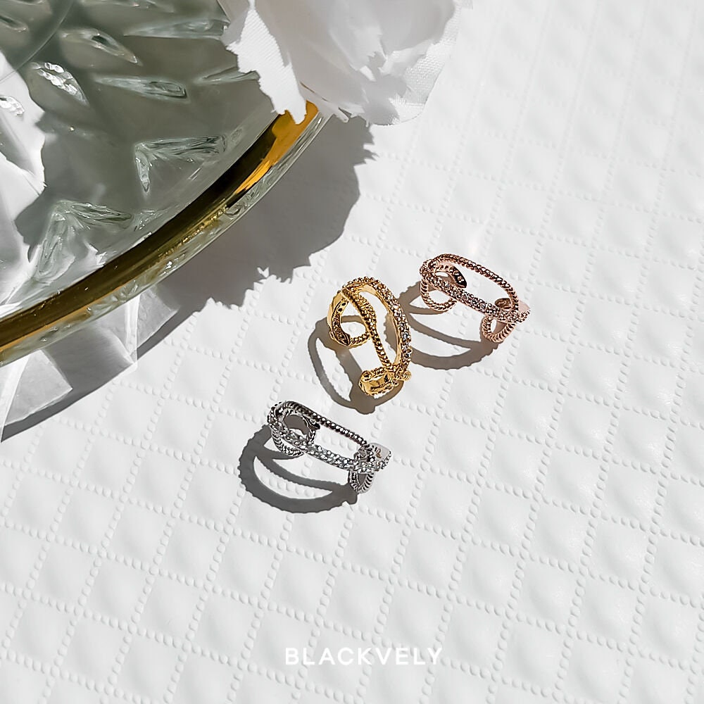 Korean Ear Cuffs, Adjustable Ear Cuffs, Kpop Style Earrings, Korean ...