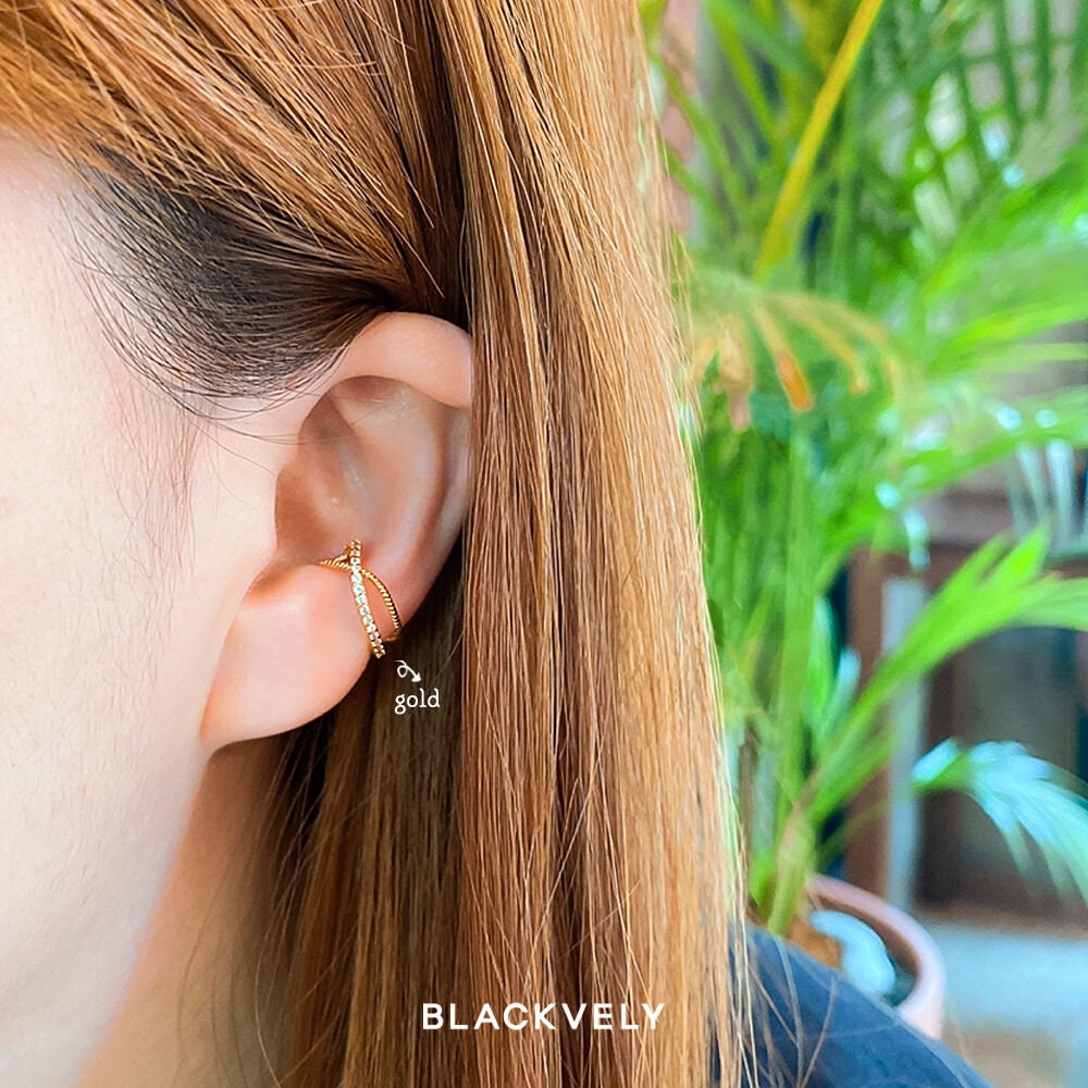 Korean Ear Cuffs, Adjustable Ear Cuffs, Kpop Style Earrings, Korean ...