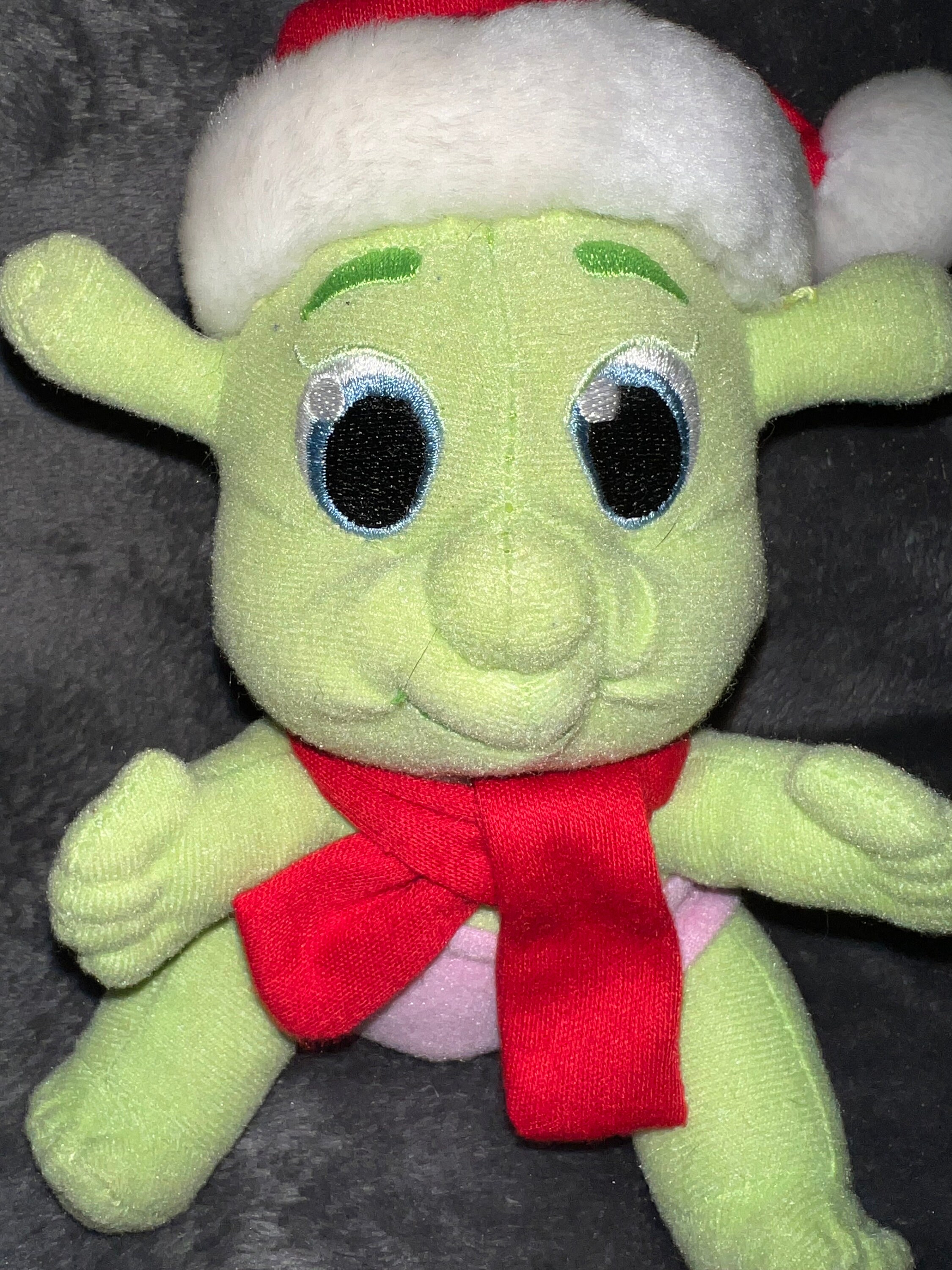 Dreamworks Shrek Fiona Felicia Baby Ogre Christmas Santa Hat Plush 6 ...