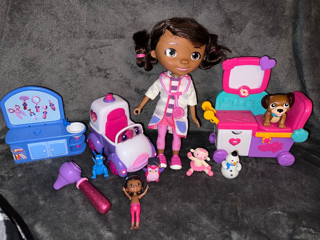 Disney Junior Doc Mcstuffins Figures Accessories Lot Medical Tools ...