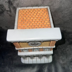 Vintage Lefton Colonial Village 1987 State Bank Light up Building ...