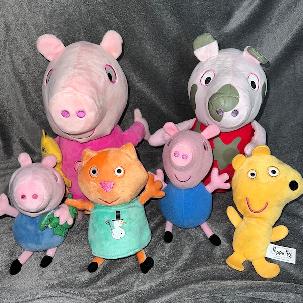 Peppa Pig Teddy Bear - Etsy