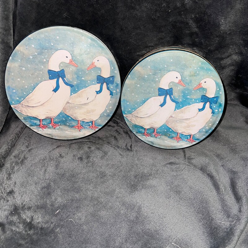 Goose With Blue Bow - Etsy