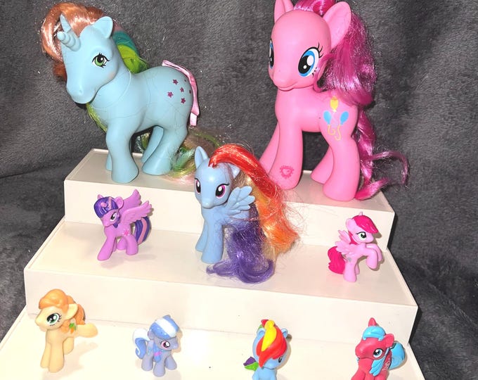 My Little Pony MLP 2010 Hasbro 6 Inch Pony Toy Pinkie Pie Pink Hair ...