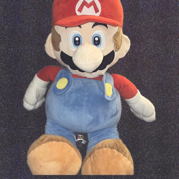 Large Mario Plush - Etsy