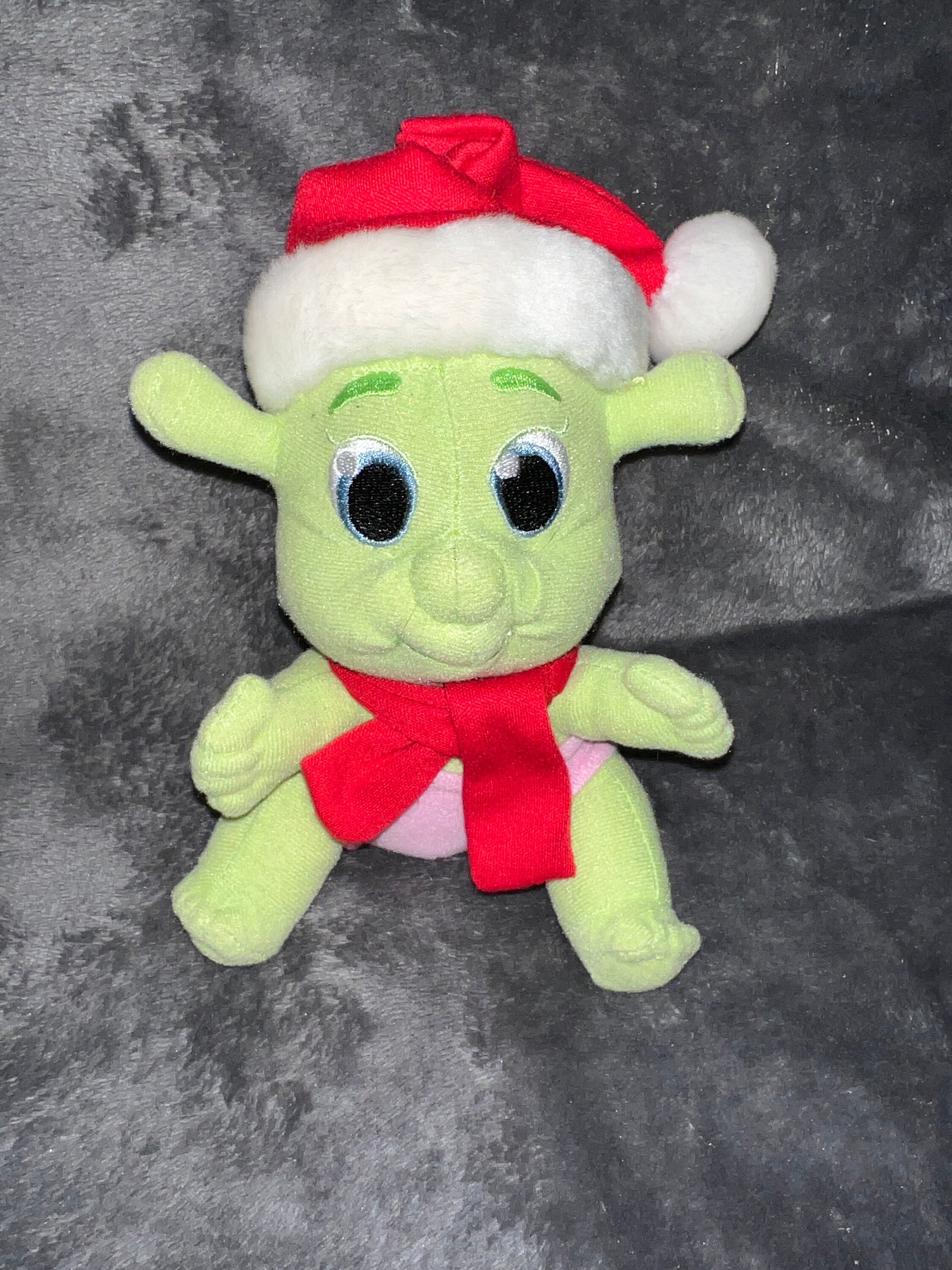 Dreamworks Shrek Fiona Felicia Baby Ogre Christmas Santa Hat Plush 6 ...
