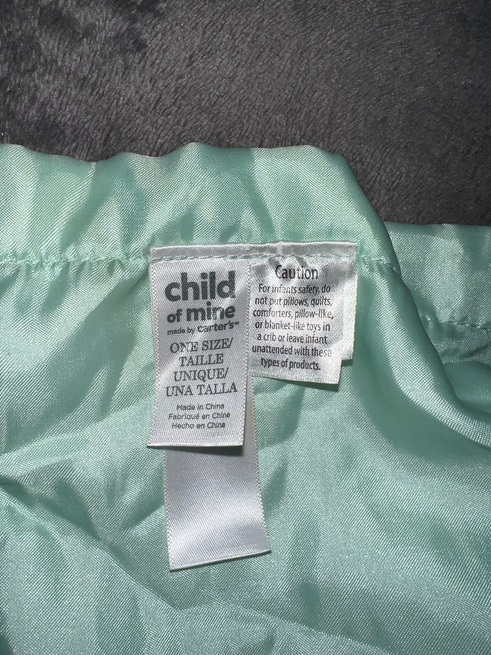Carter's Child of Mine Lamb Lovey White Green Baby Security Blanket ...