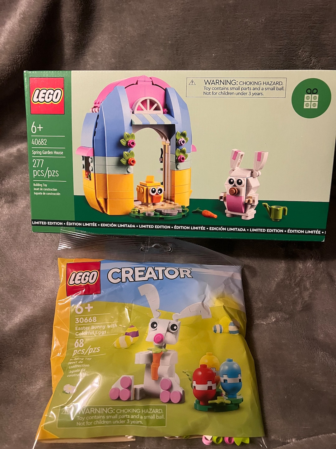 LEGO Spring Garden House 40682 & Easter Bunny With Eggs NEW Limited ...