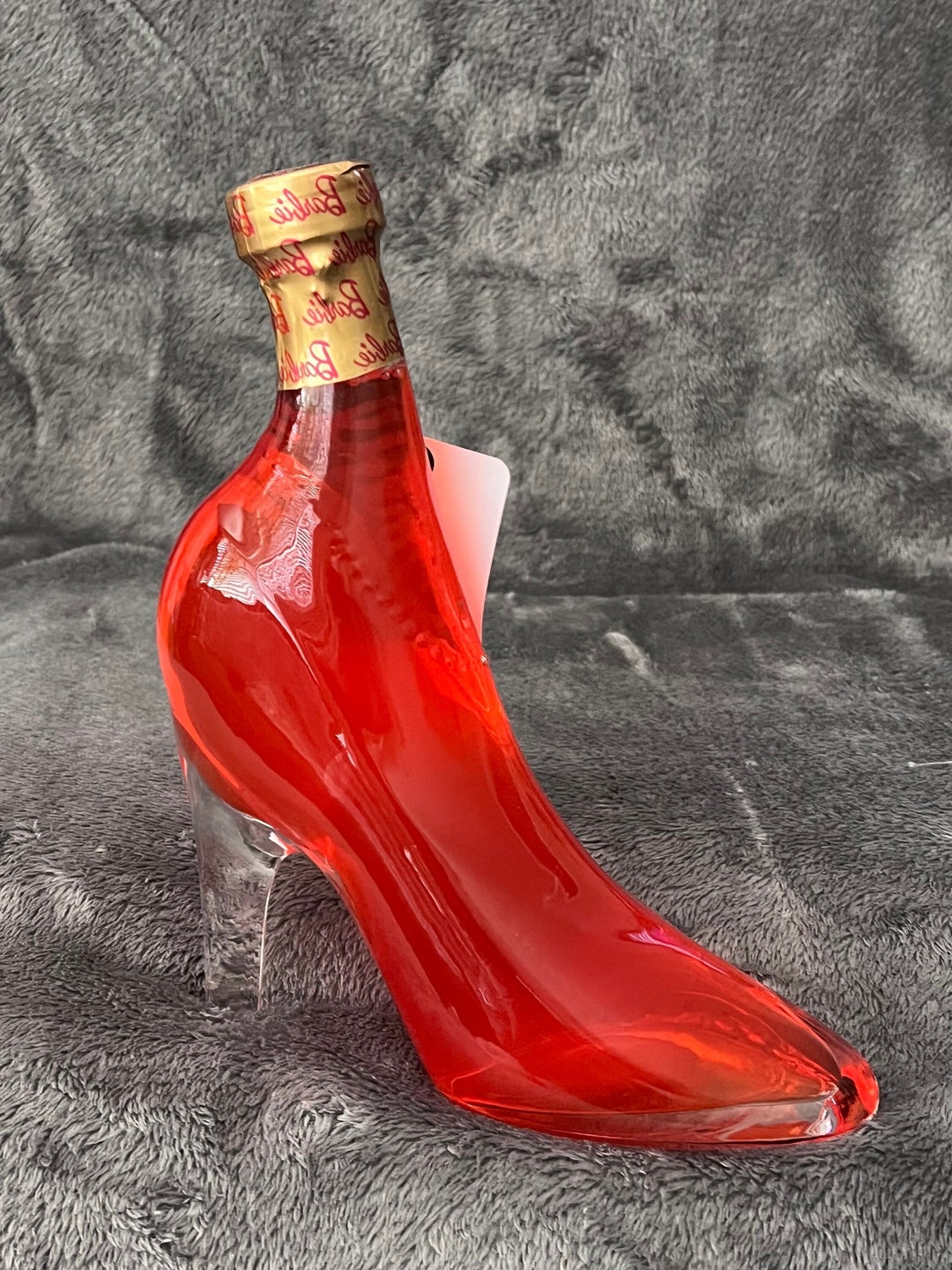 Barbie Strawberry Bellini Bubbly Drink Topper in Glass Heel Shoe NEW 9 ...
