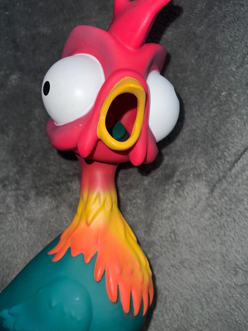 Disney Hey Hey MOANA Squeeze and Scream Hei Hei Toy 13 Chicken Rooster ...