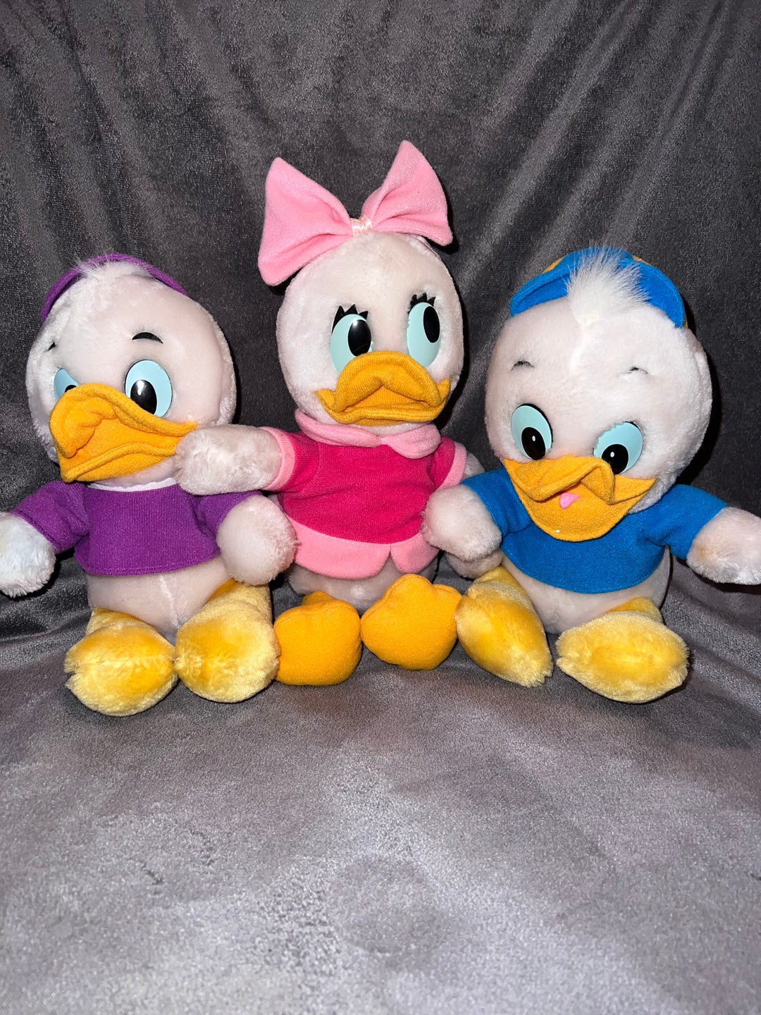 VTG Disneyland Walt Disney World Donald's Nephews Huey Webby Louie ...