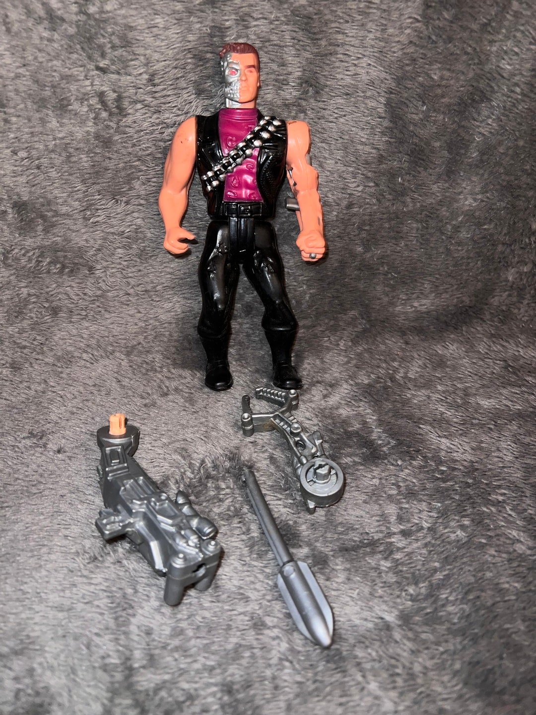 Power Arm Terminator 2 Action Figure 100% Complete 1991 Kenner 1990s ...