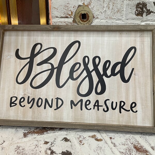 Blessed Beyond - Etsy