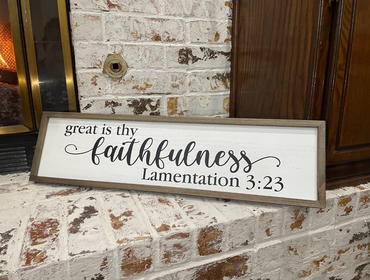 Great is Thy Faithfulness Sign, Lamentations 3:23 Sign, Scripture Sign ...