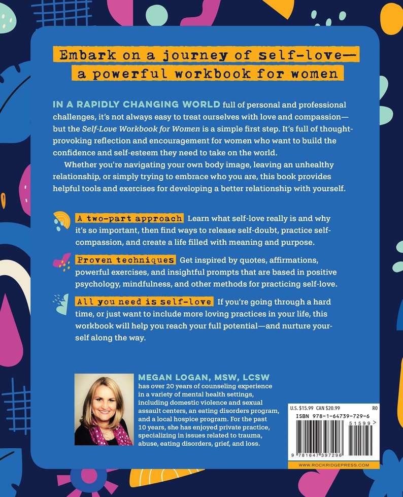 Self Love Workbook For Women Release Self Doubt Build Etsy