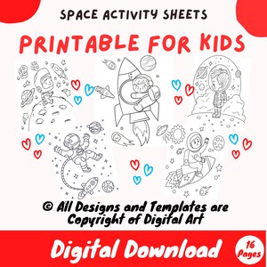 Space Planets Coloring Pages Printable for Kids Astronomy Outer Space ...