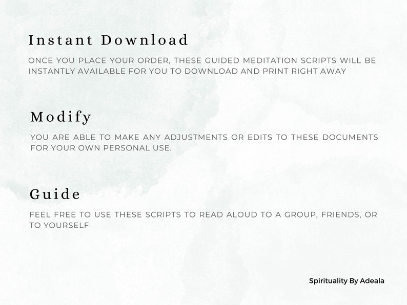 Includes 10 Guided Meditation Scripts, Spiritual Meditation Bundle Pack ...