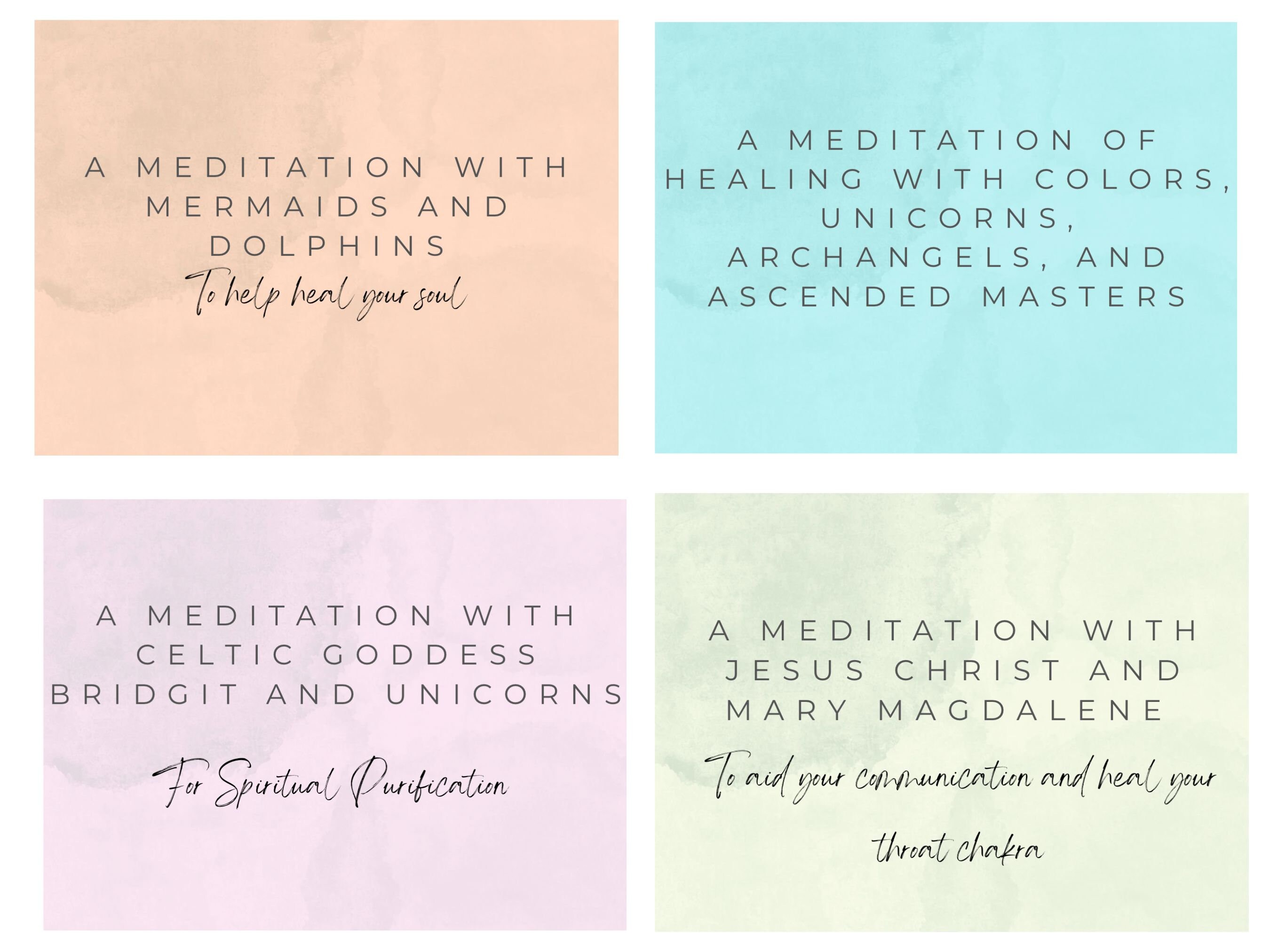Includes 10 Guided Meditation Scripts, Spiritual Meditation Bundle Pack ...