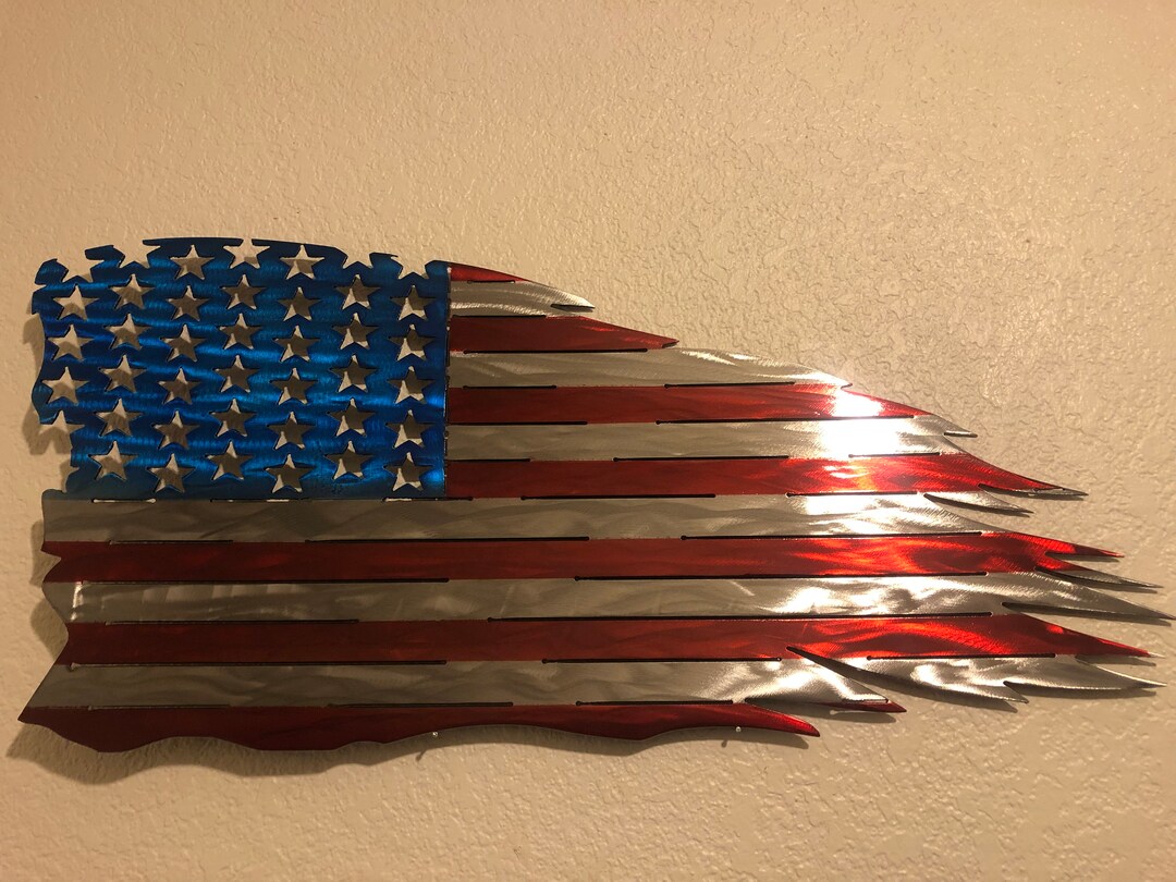 USA Metal FLAG - Etsy