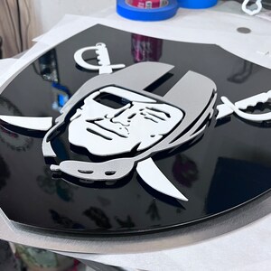 Raiders Art Sign - Etsy