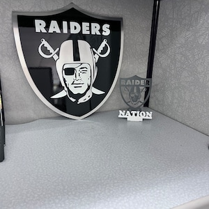 Raiders Art Sign - Etsy