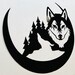 Metal Wolf & Mountain Wall Art, Wolf Art, Wolf Wall Decor, Metal Wolf ...