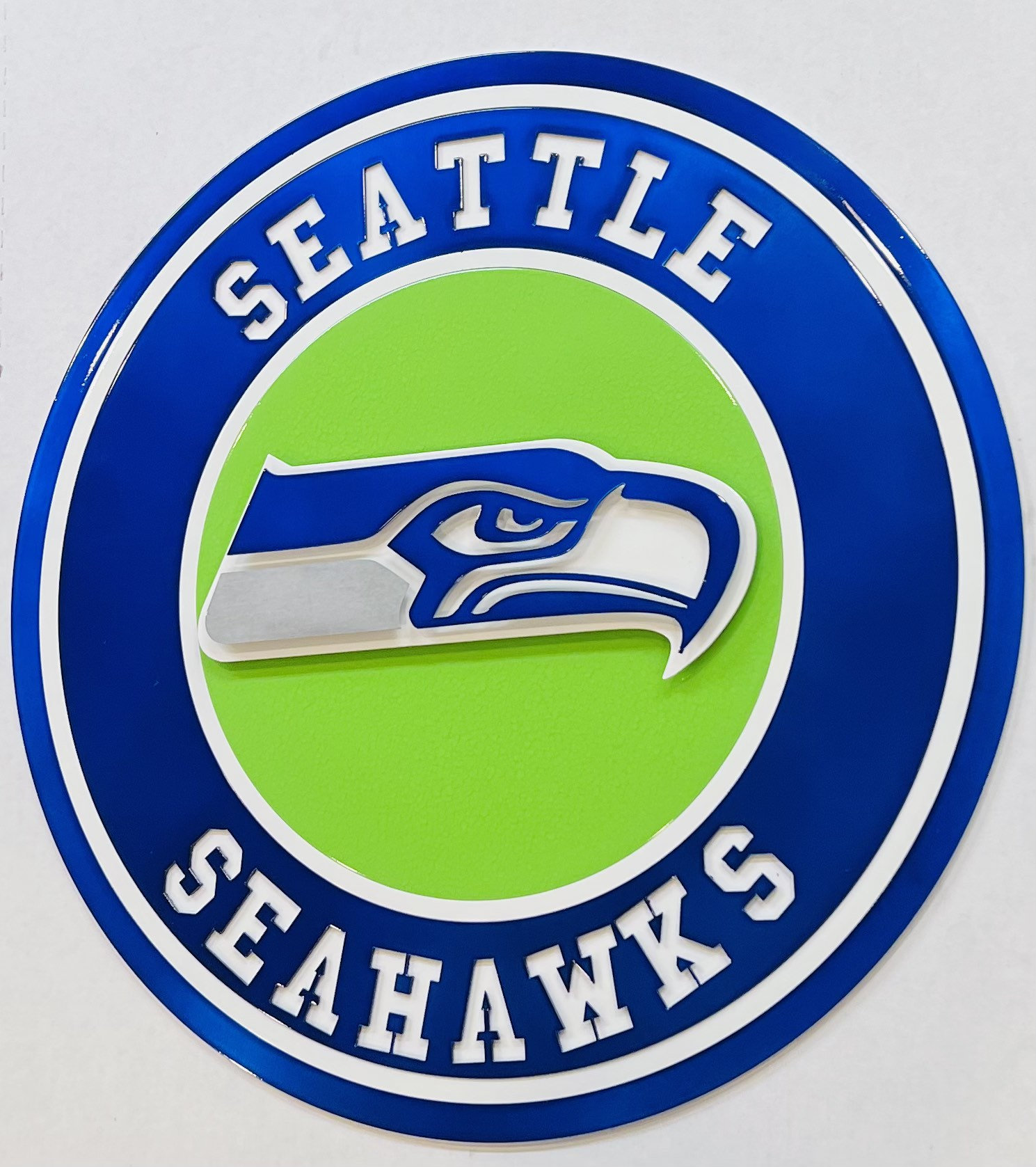 Seattle Seahawk Sign Art - Etsy