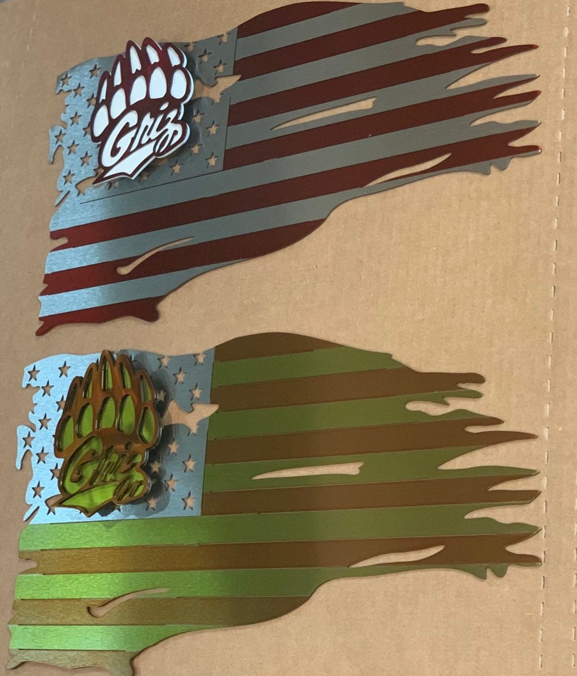 Montana Grizzlies Sign Art Flag - Etsy