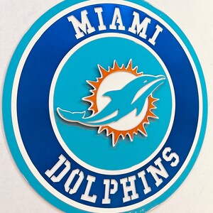 Miami Dolphins Sign Art - Etsy