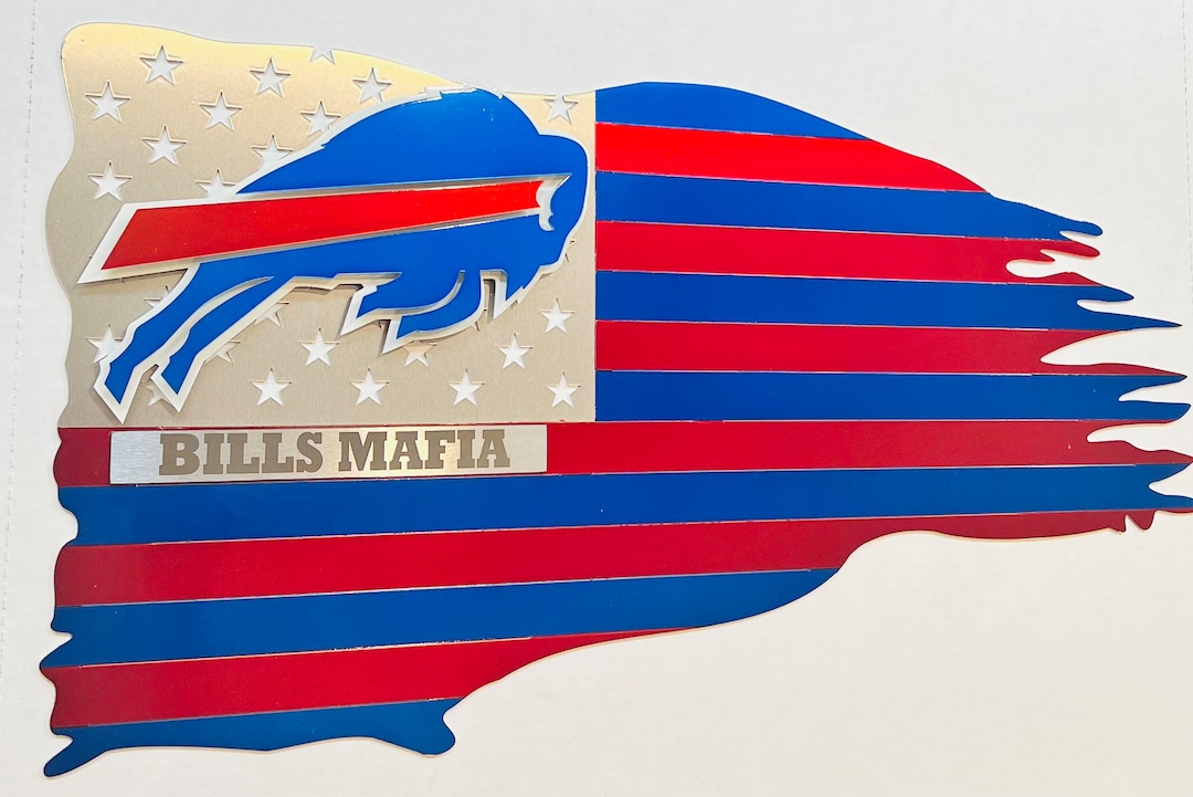 Buffalo Bills Flag Sign Bills Mafia - Etsy