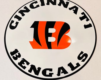 Bengals Sign | Cincinnati Bengals Metal Sign | Lighted Bengals Sign ...