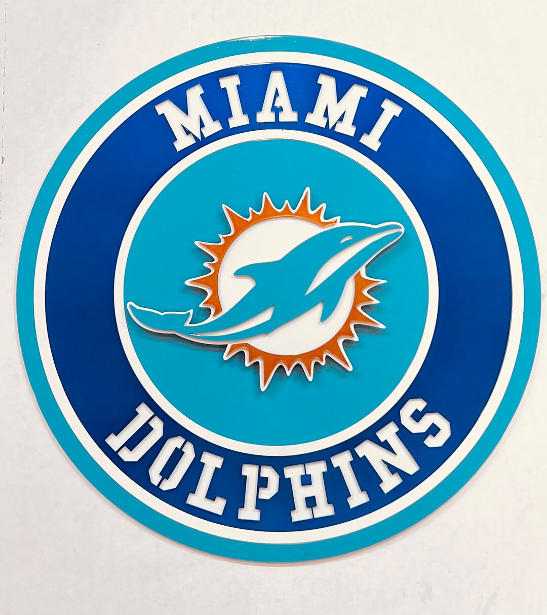 Miami Dolphins Sign Art - Etsy