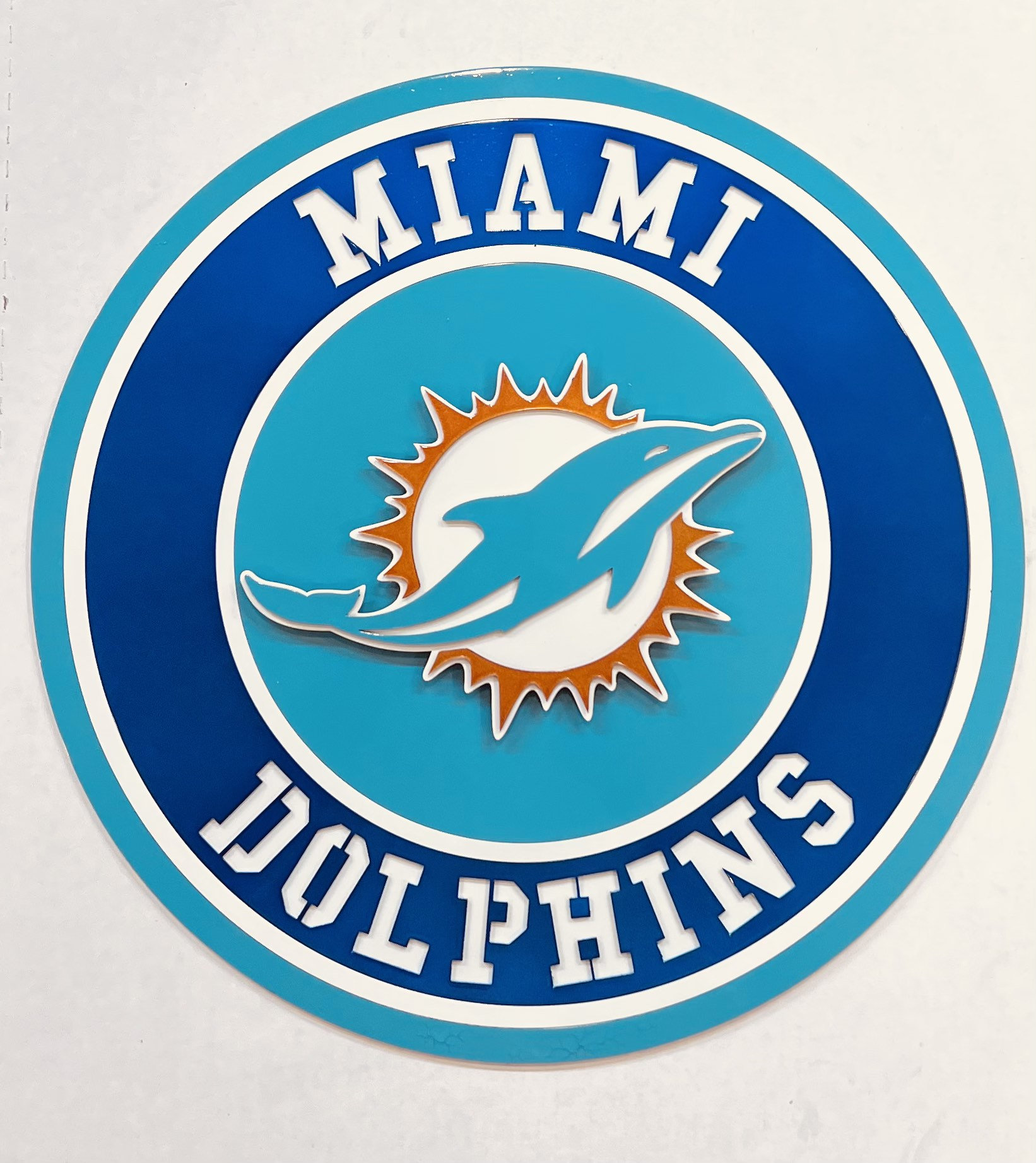 Miami Dolphins Sign Art - Etsy