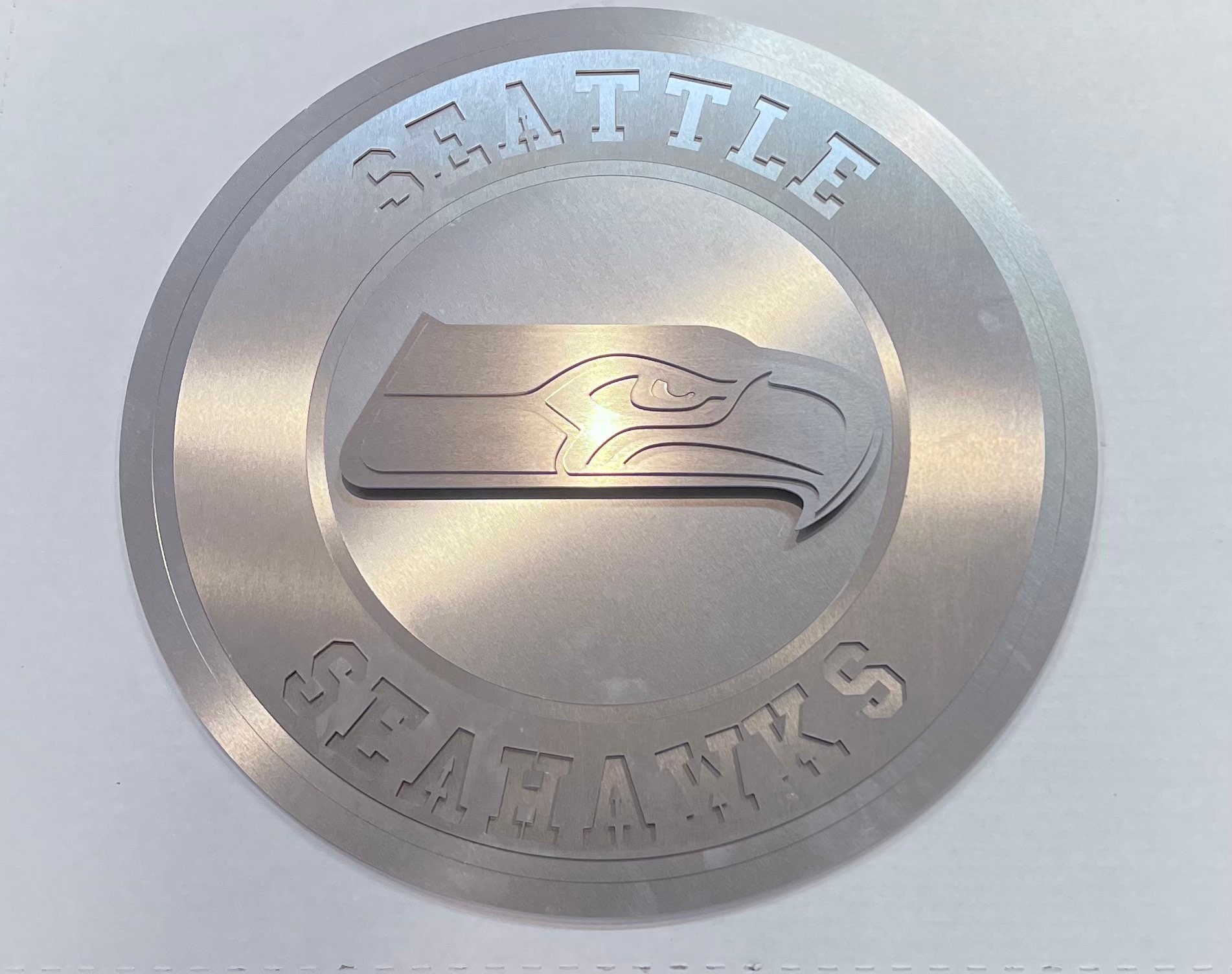 Seattle Seahawk Sign Art - Etsy