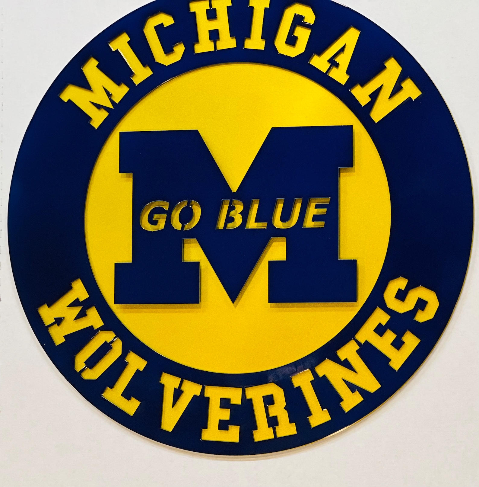 Michigan Wolverines Sign Art - Etsy