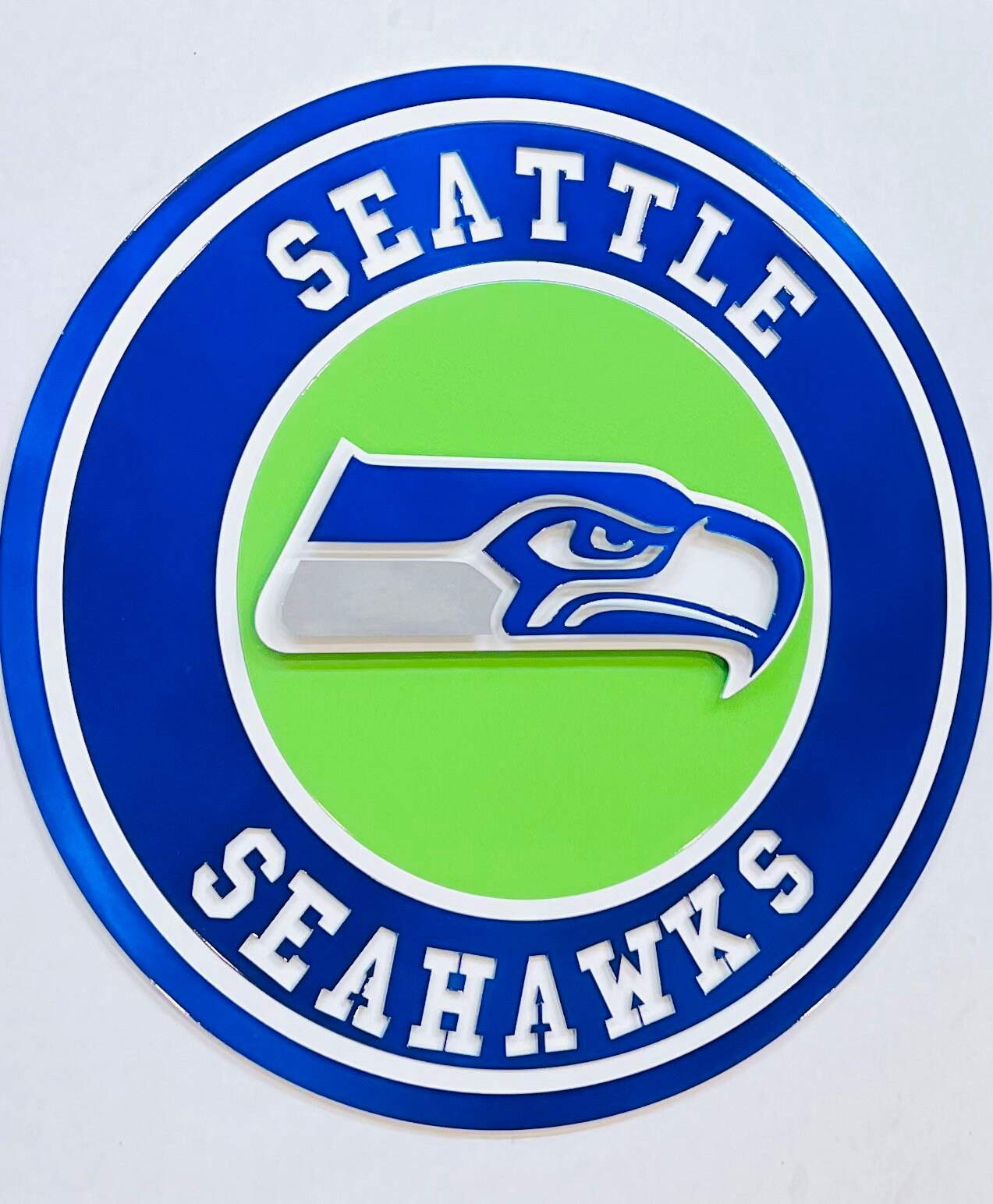 Seattle Seahawk Sign Art - Etsy