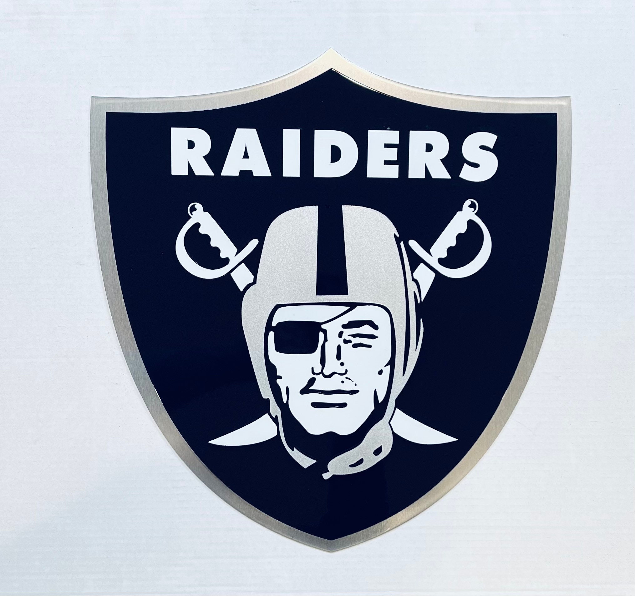 Raiders Shield Logo Raiders Shield Etsy