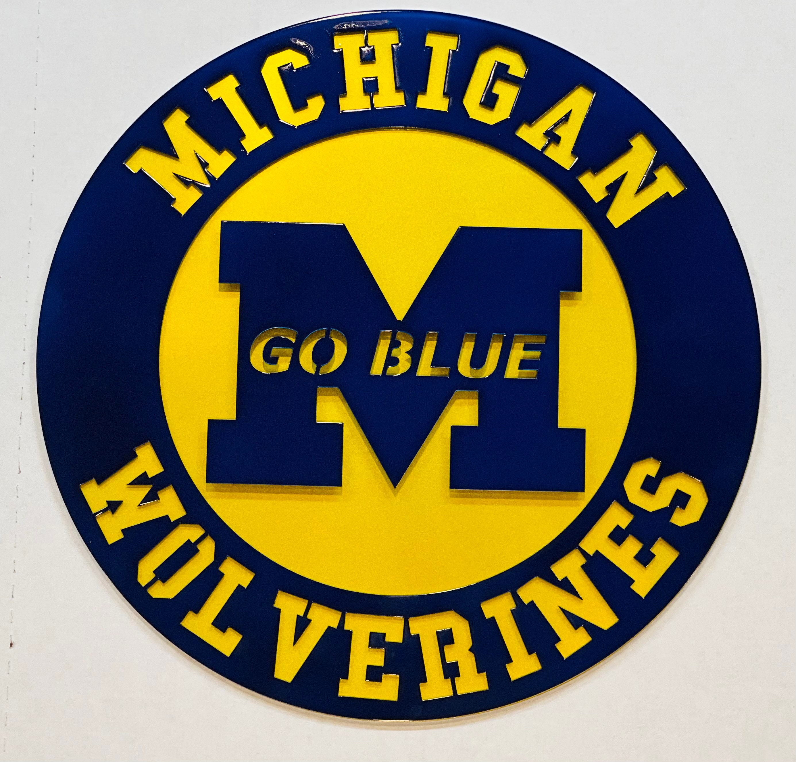 Michigan Wolverines Sign Art - Etsy