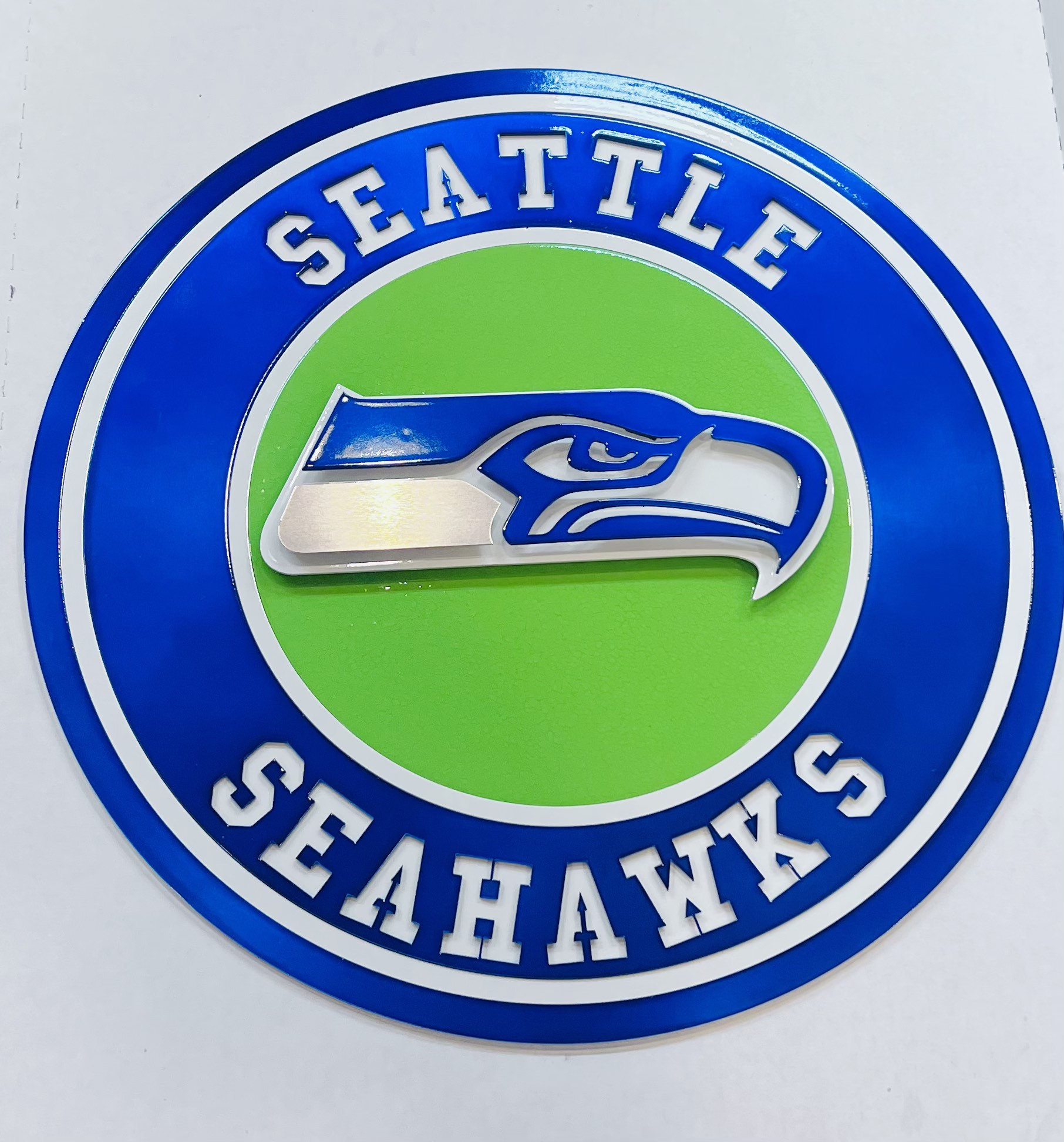 Seattle Seahawk Sign Art - Etsy